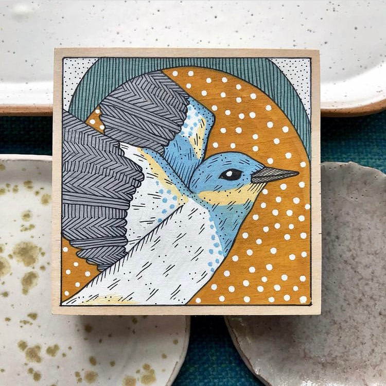 Custom Bird Illustration – Dear Darlington
